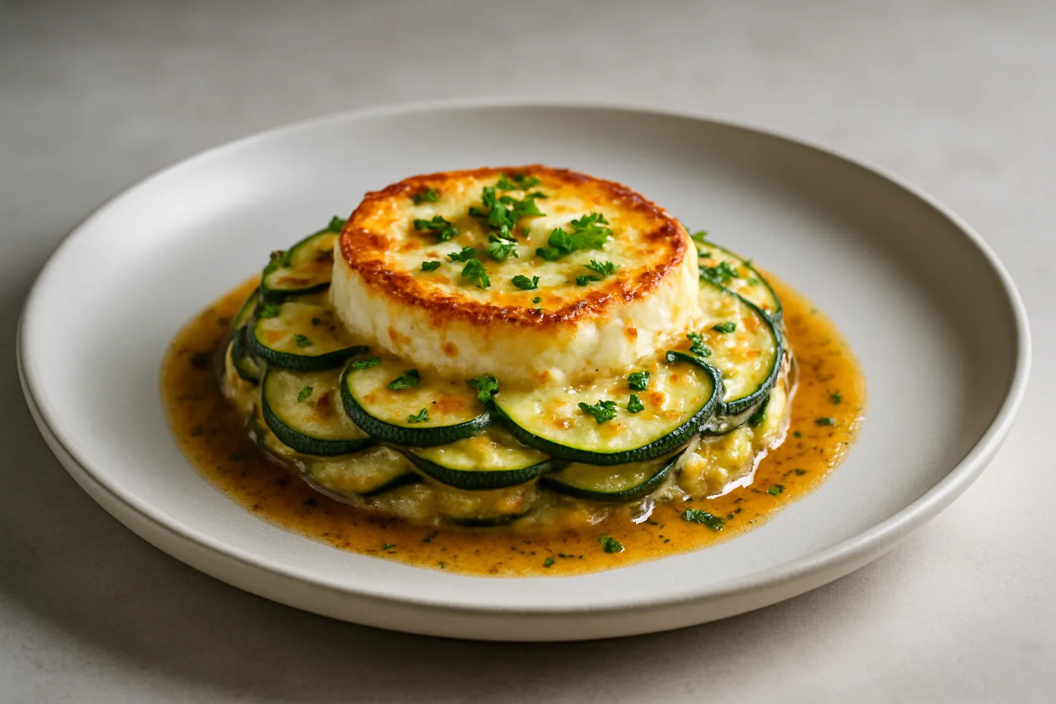 Gratin courgettes chèvre - Recette facile de Marcel