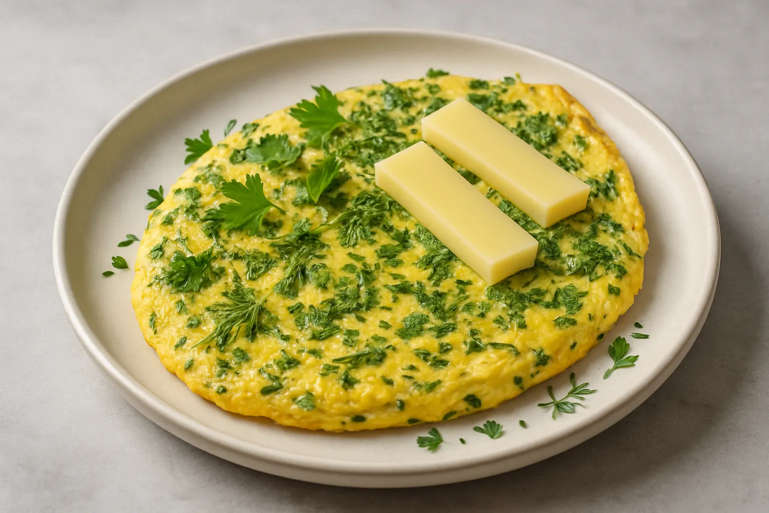 Recette Omelette Herbes Comté - Rapide et Moelleuse | Marcel